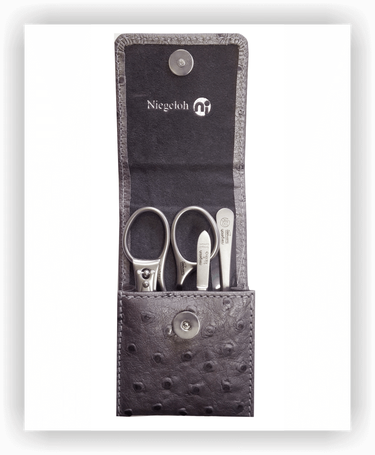 Manicure set 4 pcs. ostrich leg M - Germany Solingen