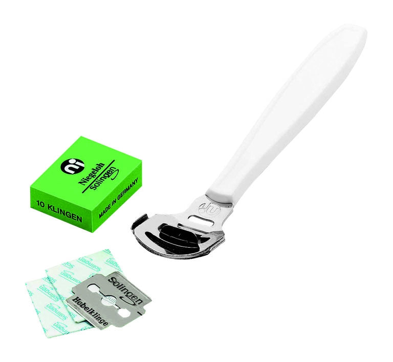 Callus plane, with 20 replacement blades - Germany Solingen