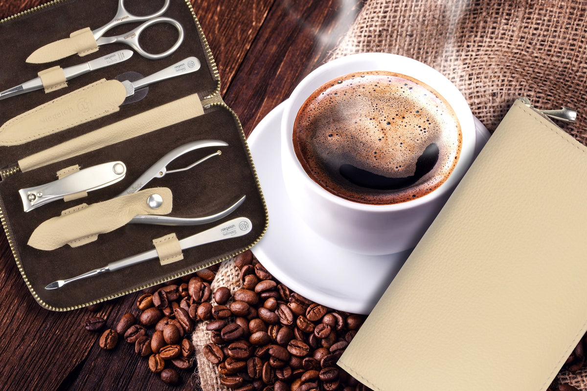 Manicure pedicure set Cafe do Brazil, macchiato, 6 pcs. - Germany Solingen